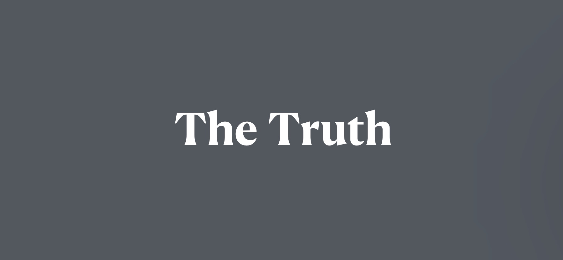 The Truth is hard – Risk&Politics